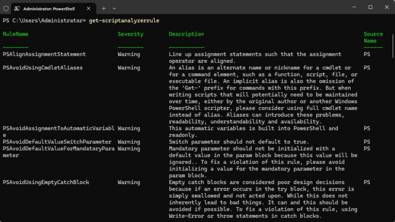 Psscriptanalyzer The Ultimate Powershell Script Analyzer And Linter Virtualization Howto