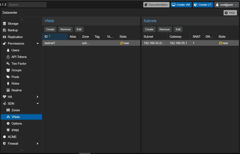 Proxmox Sdn Configuration Step By Step Virtualization Howto