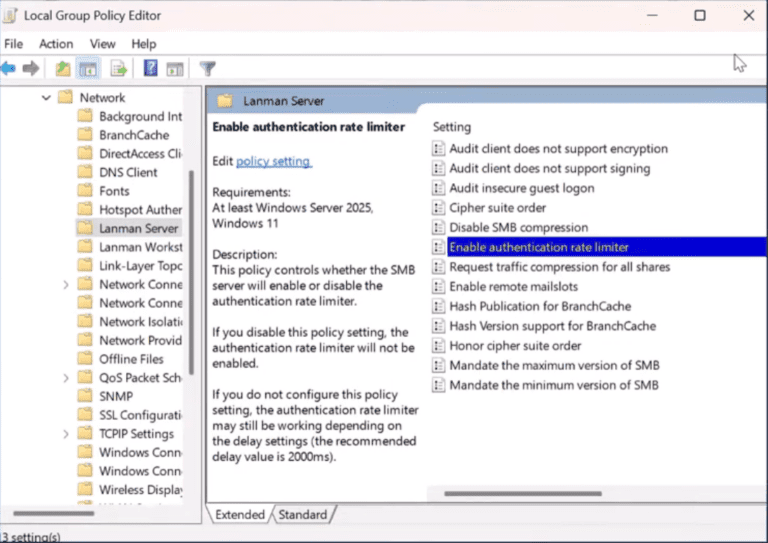 Windows Server 2025 New SMB File Services Features - Virtualization Howto