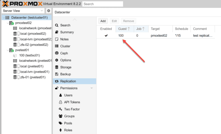 Proxmox Replication Configuration Beginners Guide Virtualization Howto