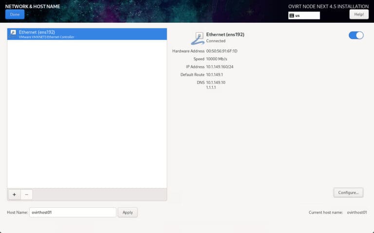 Ovirt Install With Glusterfs Hyperconverged Single Node Sort Of