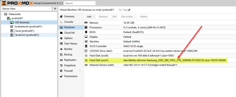 TrueNAS on Proxmox Installation and Configuration Steps - Virtualization Howto