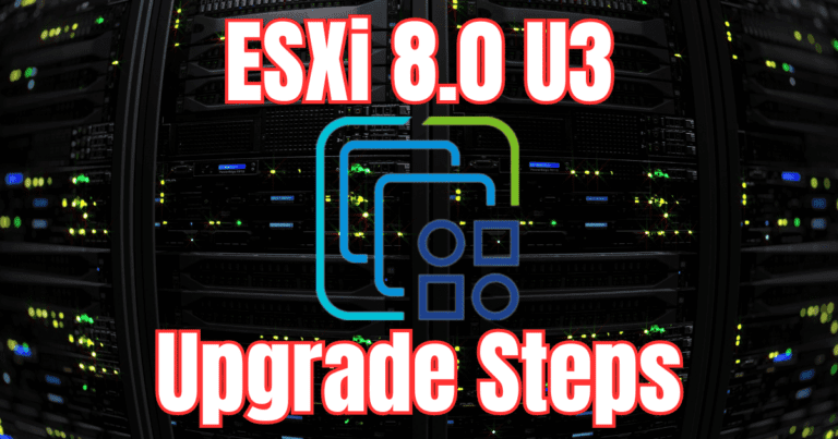 Upgrade VMware ESXi 8.0 to Update 3 with vSphere Lifecycle Manager ...