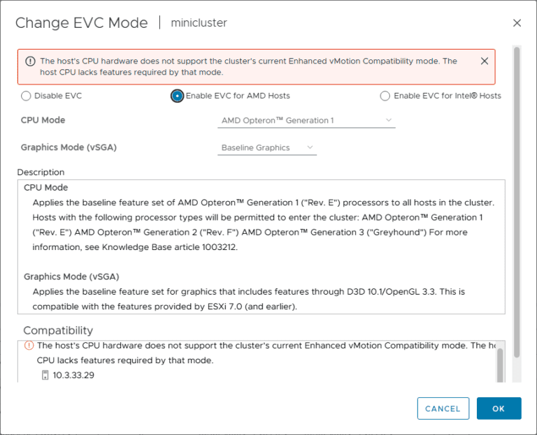 Enhanced vMotion Compatibility VM Migration in VMware Environments ...