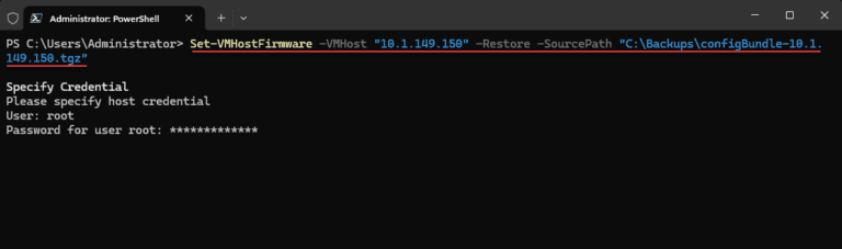 How To Back Up And Restore Vmware Esxi Host Configuration Virtualization Howto