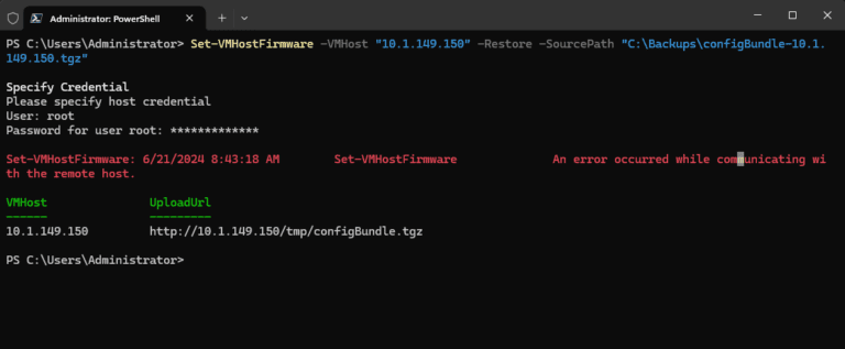 How To Back Up And Restore Vmware Esxi Host Configuration Virtualization Howto