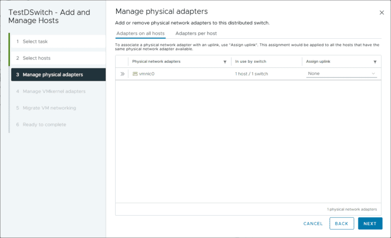 vSphere Distributed Switch Configuration and Best Practices Guide ...