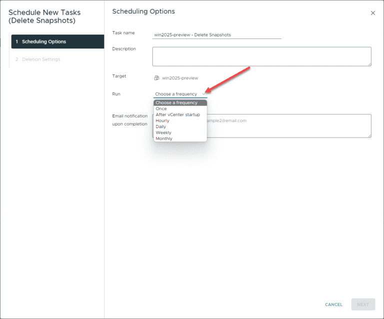 New Scheduled Task to Delete Snapshots in vSphere 8.0 Update 3 - Virtualization Howto