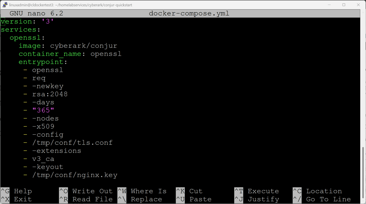 Install Cyberark Conjur Open Source Secrets Management Virtualization Howto