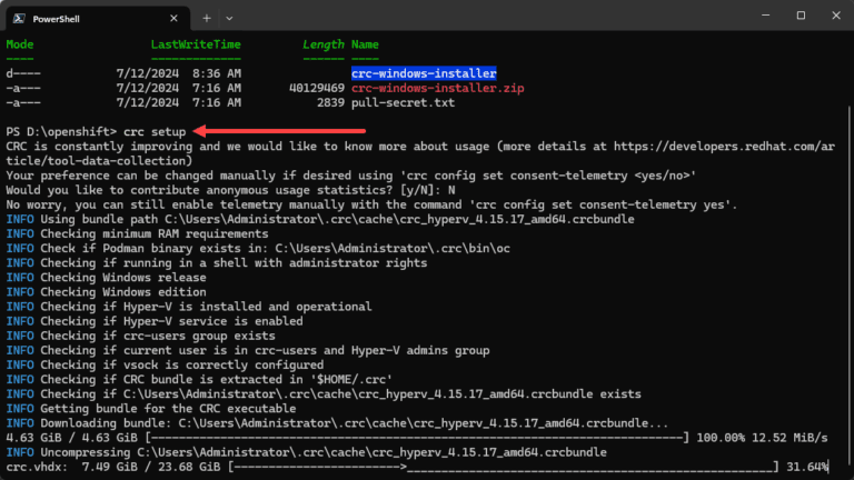 OpenShift Local on Windows 11 and Troubleshooting Errors - Virtualization Howto