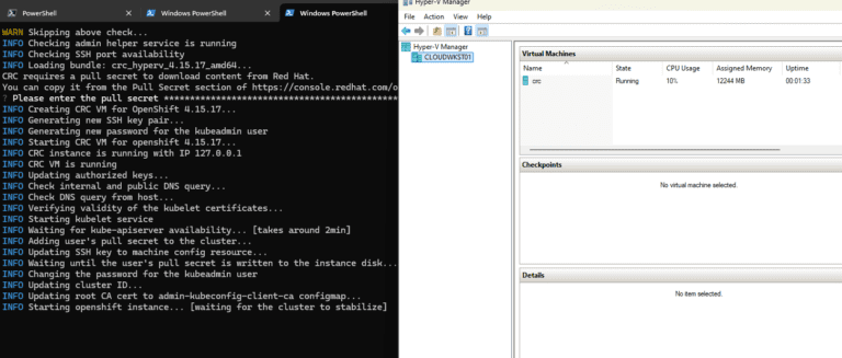 OpenShift Local on Windows 11 and Troubleshooting Errors - Virtualization Howto