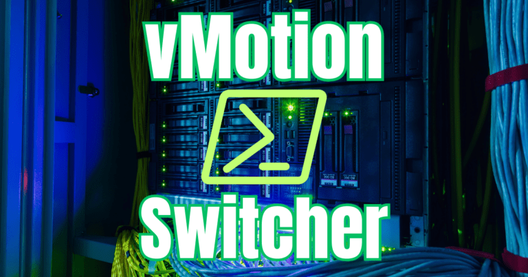 Powercli Vmotion Enable Easy Switcher Script Virtualization Howto
