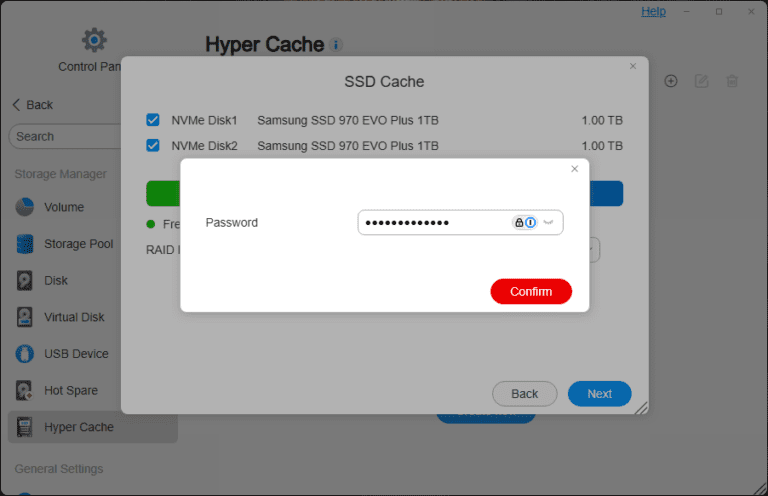 Configure TerraMaster Hyper Cache NAS SSD Caching