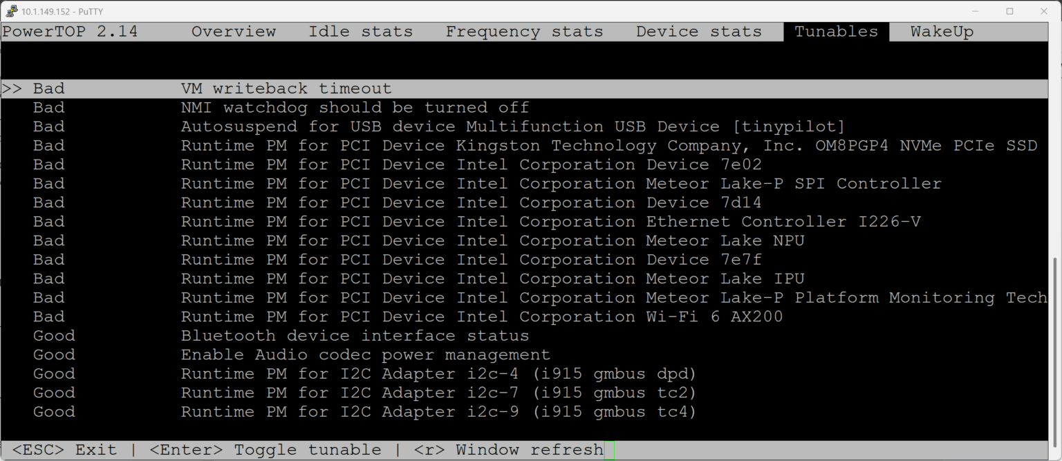 Low Power Server with Powertop & Proxmox - Virtualization Howto