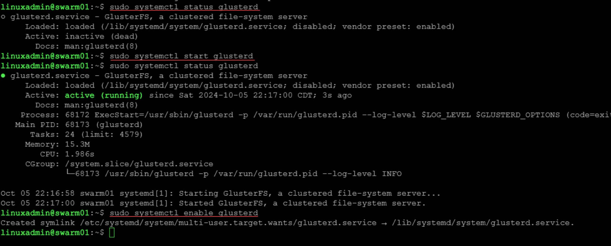 GlusterFS configuration in Ubuntu Server 22.04 and 24.04 ...