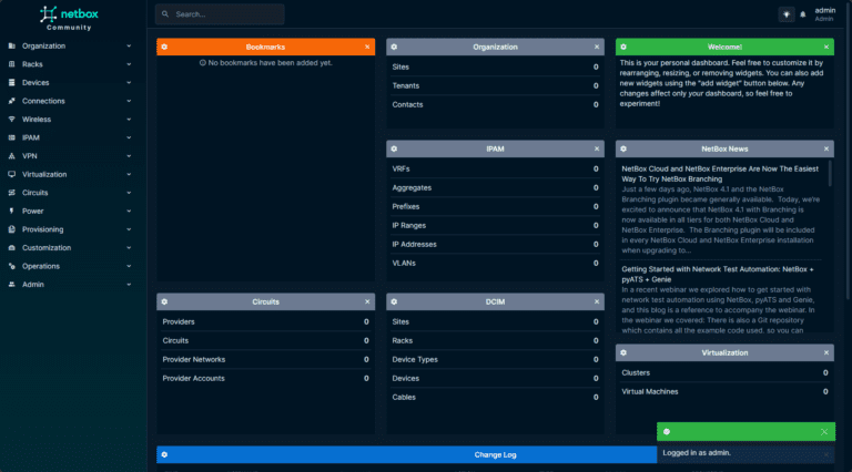 Netbox Docker Compose Install Example Virtualization Howto