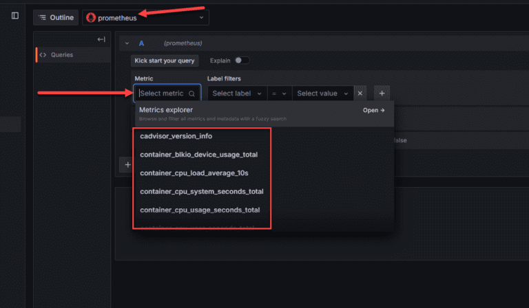 Docker Container Monitoring With Cadvisor Node Exporter Prometheus And Grafana Virtualization