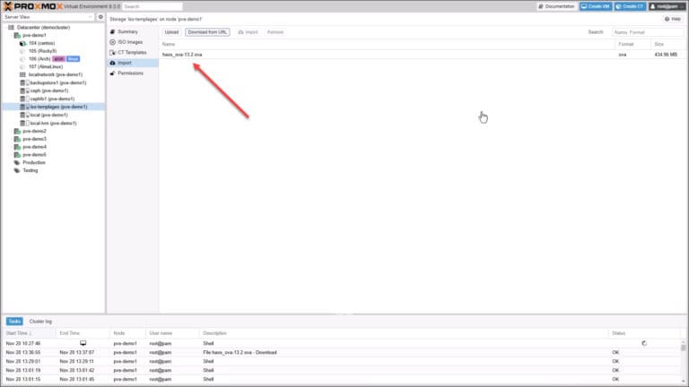 Proxmox VE 8.3 New Features with OVA Import - Virtualization Howto