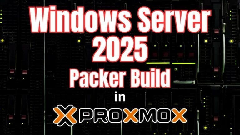 Windows Server 2025 Proxmox Packer Build Fully Automated ...