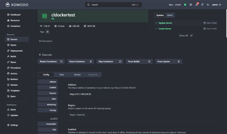 Portainer Alternative Komodo For Docker Stack Management And Deployment Virtualization Howto