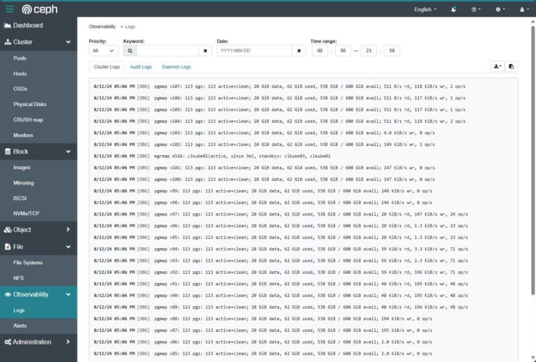 Ceph Dashboard Install and Configuration for Microceph - Virtualization ...