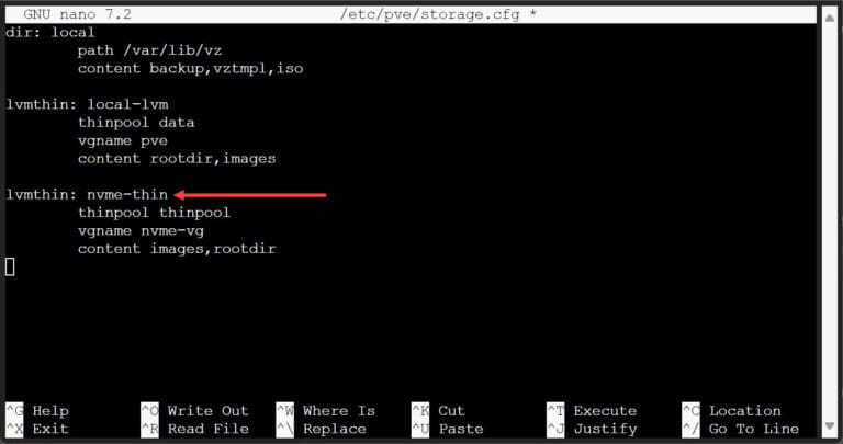Thin Provision Your Nvme Drive In Proxmox Ve Server Virtualization Howto