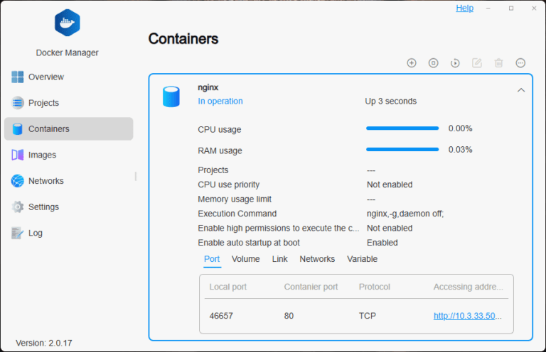 Terramaster NAS Docker Manager: Run Containers on your Network Attached Storage - Virtualization ...