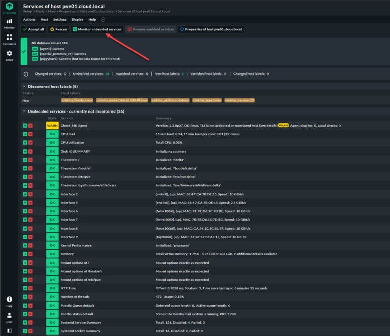 Monitor Proxmox With Checkmk Open Source Monitoring Virtualization Howto