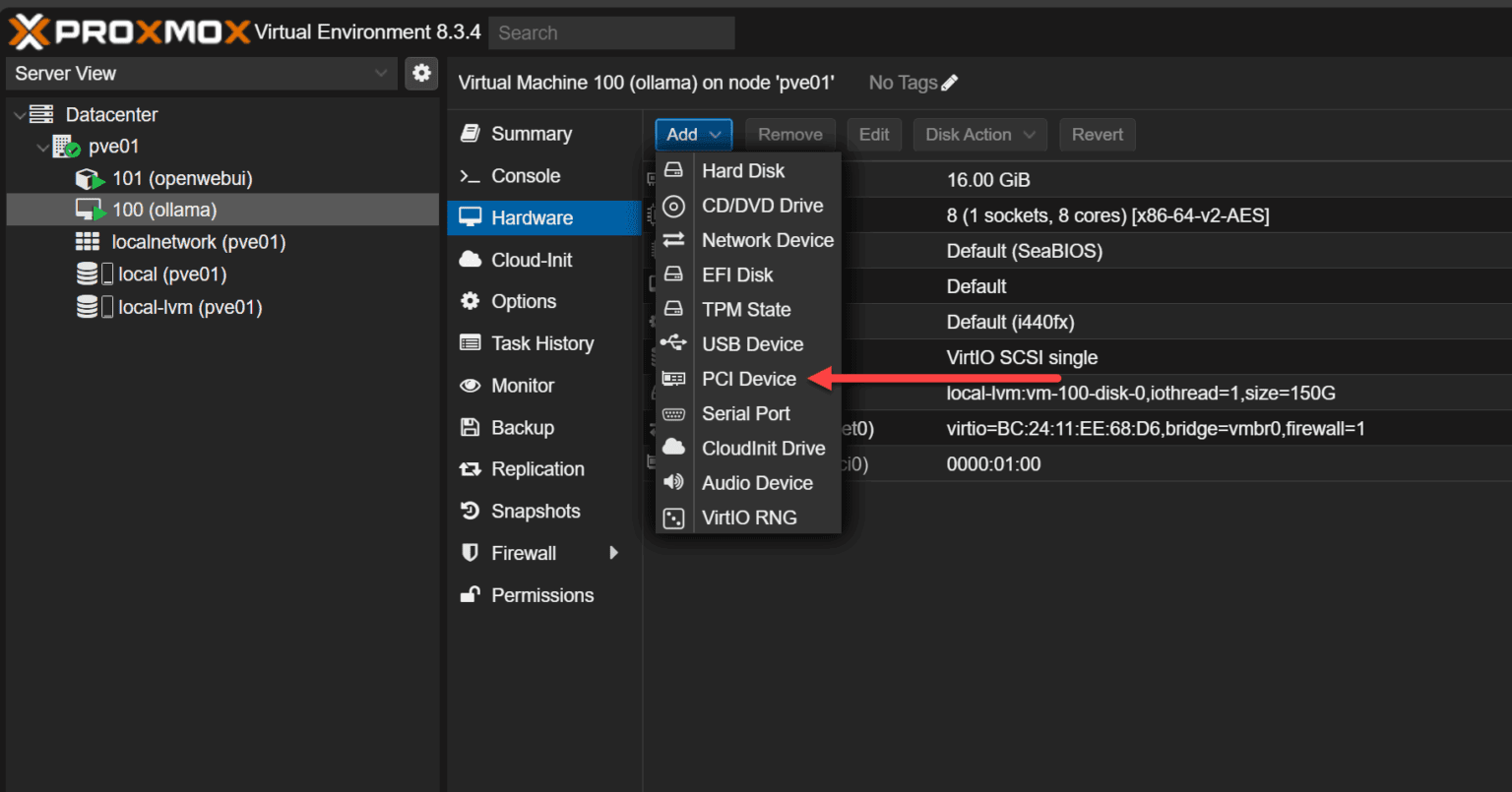 Run Ollama with NVIDIA GPU in Proxmox VMs and LXC containers - Virtualization Howto