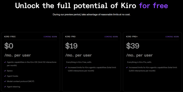 Amazon Kiro AI IDE Released in Preview Download it Now ...