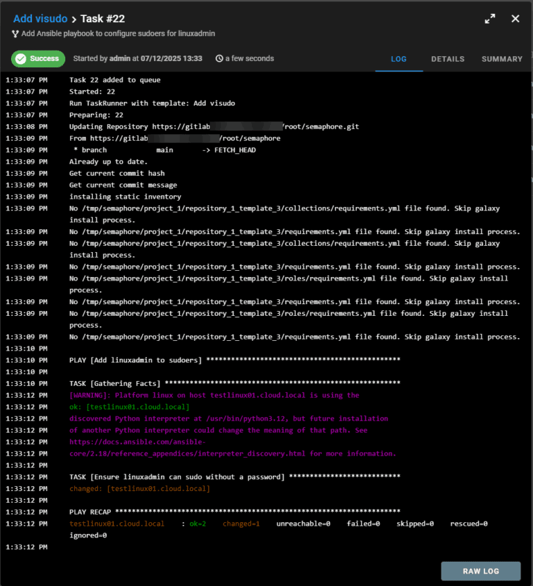 Ansible Semaphore Ui My New Go To Infrastructure Automation Tool 4627