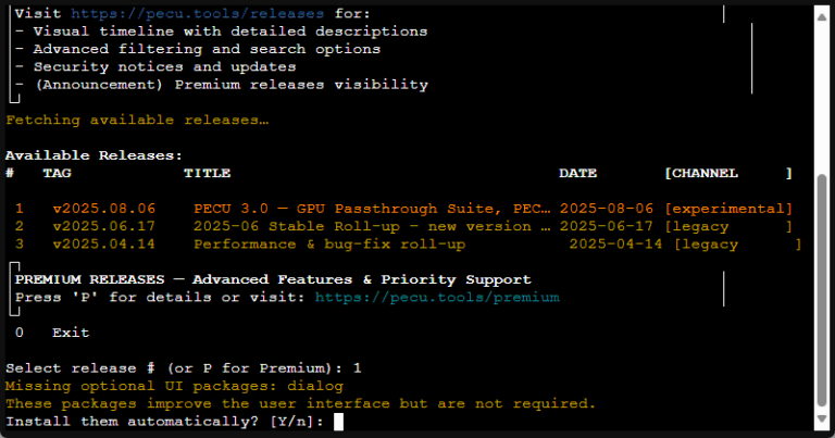 Proxmox Enhanced Configuration Utility (PECU): The Ultimate Proxmox VE GPU Toolkit for 2025 ...