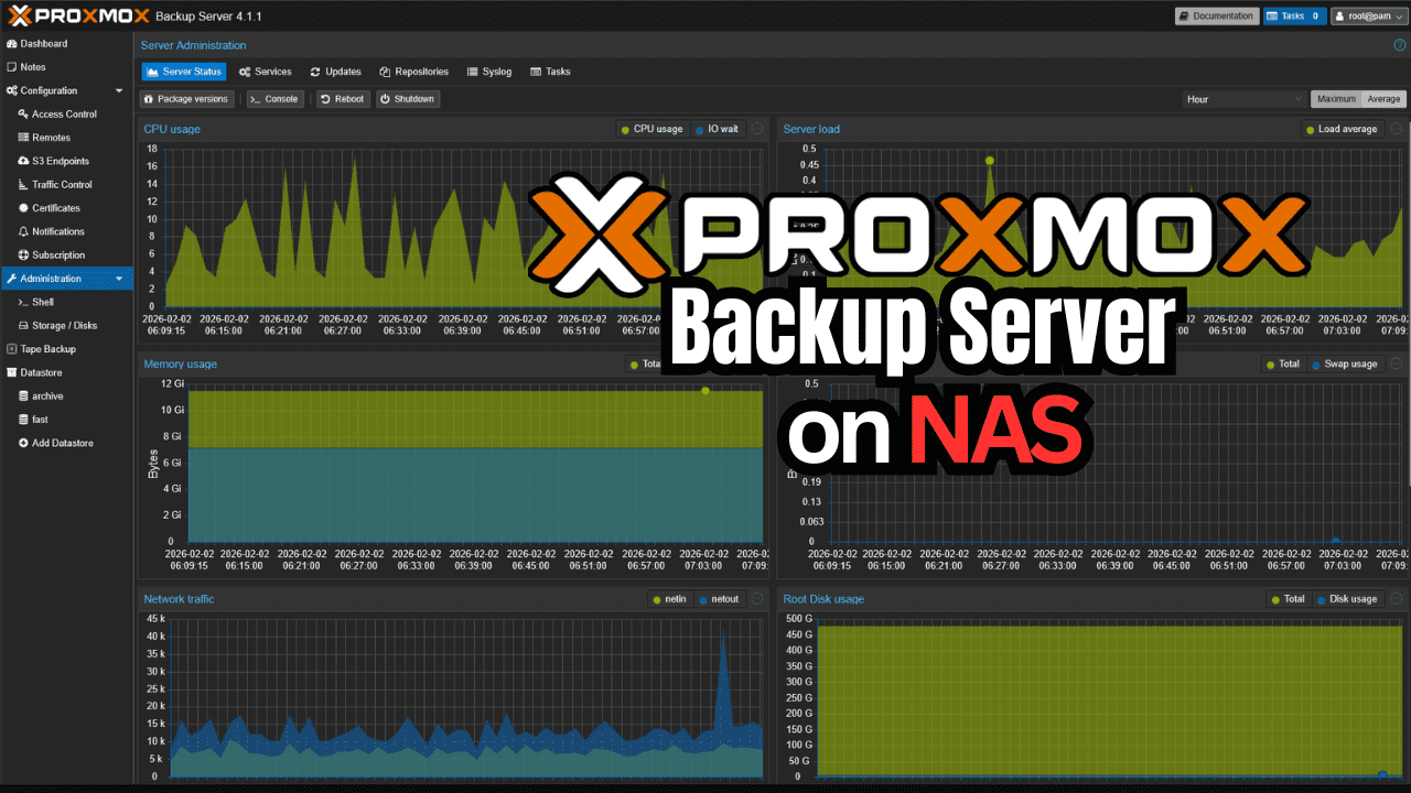 Why Your NAS Is the Perfect Proxmox Backup Server - Virtualization Howto
