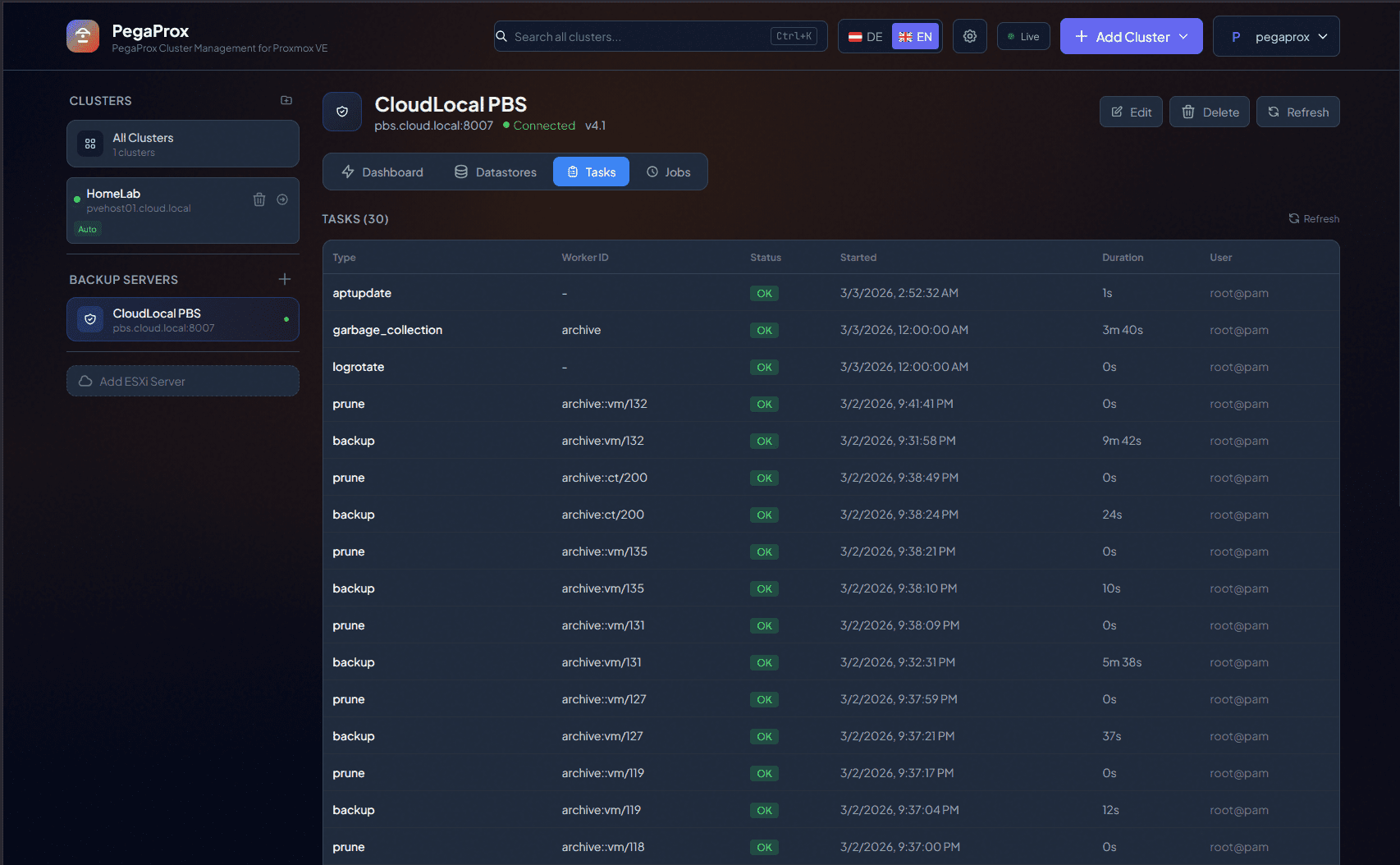 PegaProx Now Adds Built-In ESXi Migration and Proxmox Backup Monitoring ...